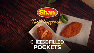 Cheese Filled Chicken Pockets - Shan Kitchen